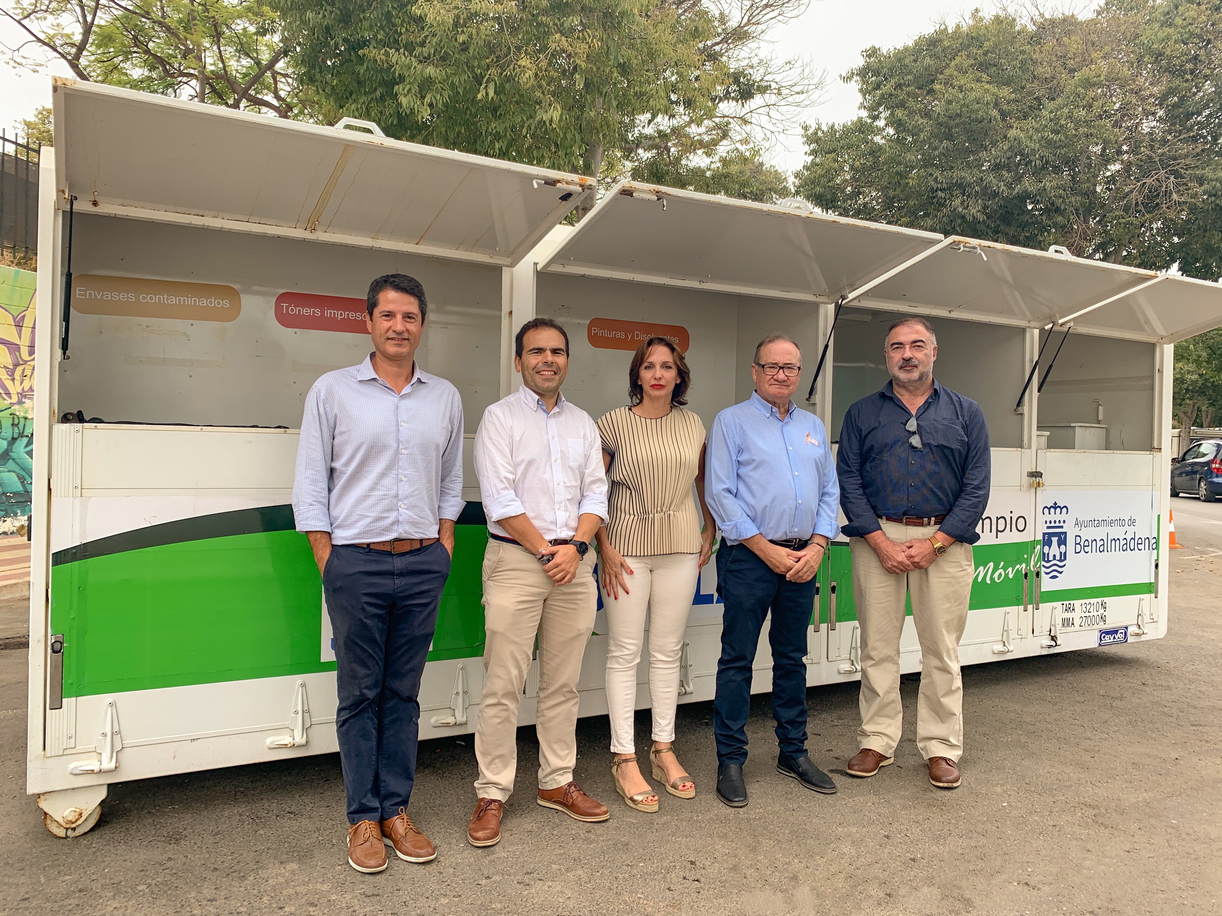 El ayuntamiento instala un punto limpio móvil en la zona alta del ...